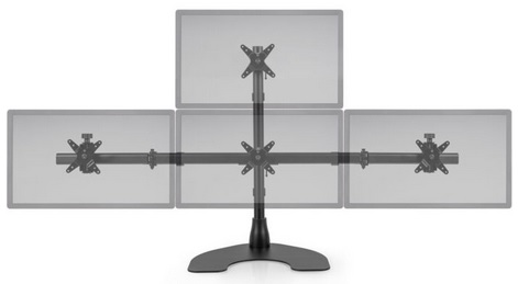 Quad Monitor Display