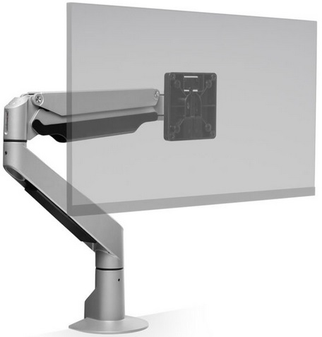 HAT Design Works E2-1-124 E2 Single, Articulating Monitor Arm with Top ...
