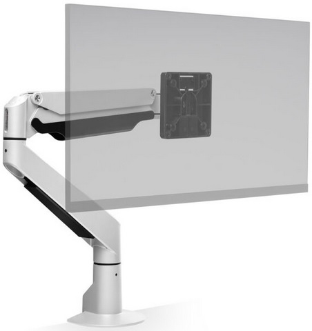 HAT Design Works E2-1-248 E2 Single, Articulating Monitor Arm with Top ...