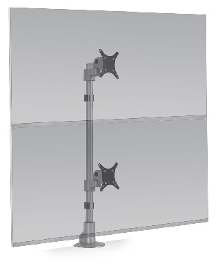 HAT Design E2-11-HD-124 E2 Connex Static 1-Over-1 with Heavy-Duty Tilters