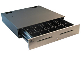 APG Cash Drawer JD554A-BL1821 (18 x 21, 5B/5C, Stainless Front, Two ...