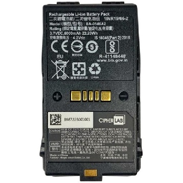 CipherLab KBCENT6X00502 RK95 New Extended Battery Module, 6000 mAh ...