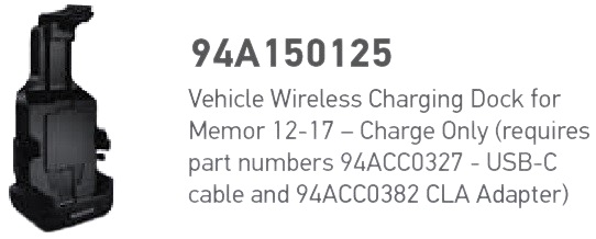 Datalogic 94A150125 Vehicle Wireless Charging Dock for Memor 12-17 ...