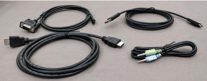 Elo E408388 1.8 meter (5.90 feet) Cable Kit for USBC Series Monitors ...