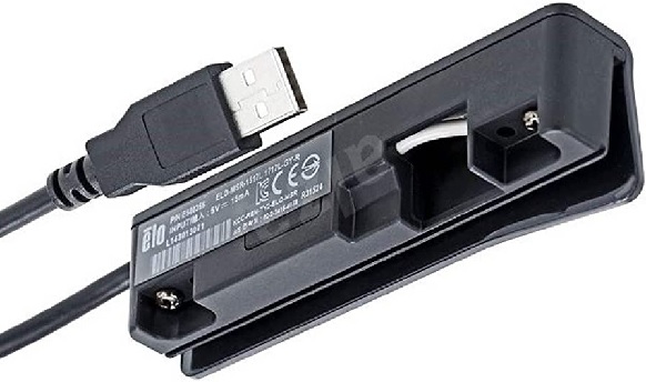 Elo E500356 MSR Credit Card Reader, Black, Add-on for 1517L and 1717L ...
