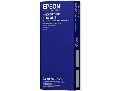 Epson ERC-31B-SINGLE 1-Pack Black Ribbon for Epson TM950/TM925/H5000