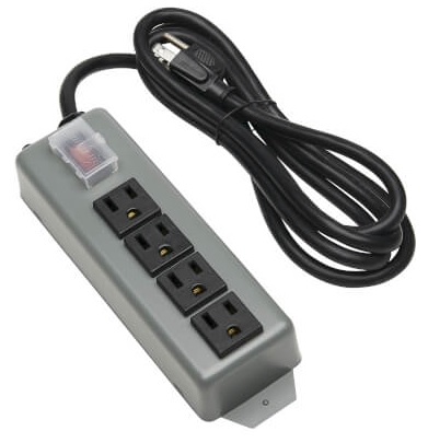 Tripp Lite UL603CB-6 Industrial Power Strip, 4-Outlet, 6 ft. (1.8 m ...
