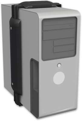 ICW CPU5 Frame Style Computer Mount 5" to 7", Writable Black