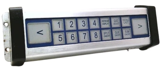 NCR 1635-1003-9090 Bump Bar USB/Serial 16 Button Aloha Standard Legend