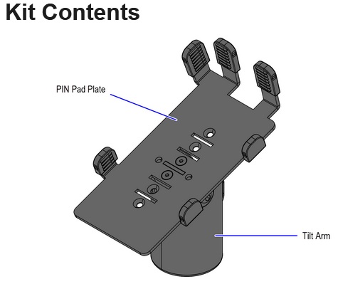 NCR 7360-K431 Kit, Verifone P400 Pin Pad Mount