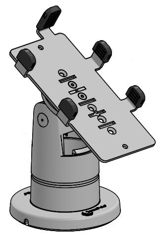 SpacePole PAX035-S-MN-02 Stack Stand for PAX A35, Color, Black