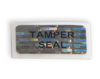 SpacePole SPCS100 ClickSafe: Tamper Seal Labels (25 Pack)