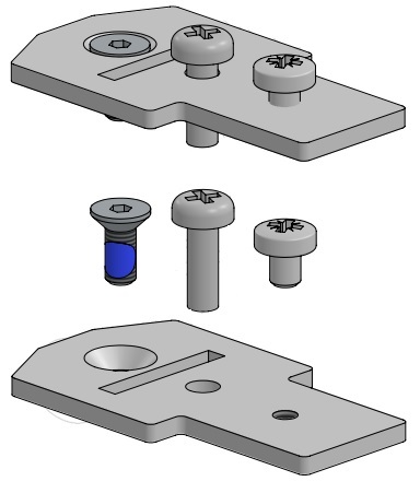 SpacePole SPMCL101-02 SpacePole MultiClip Adapter for SpacePole Stack