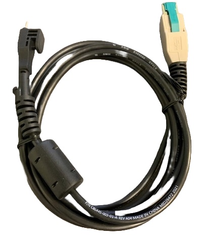 VeriFone CBL445-003-01-A Powered USB Cable (Yellow Cable)