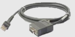 Zebra CBA-R01-S07PBR 7 FT, RS232 Cable, STD-DB9 Female, TXD on 2 ...