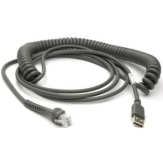 Zebra CBA-U32-C09ZAR Shielded Cable: USB, (Series A), 9FT, CL