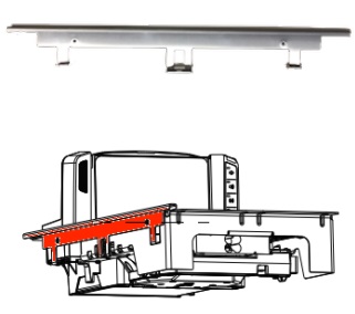 Zebra MX303-RAIL Accessory, Kit:I/2 Inch Rail for MP7000 Long Scanner