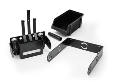 Zebra Printer Kit QLn4 Forklift Mount W/U-Arm Bracket and Fanfold Bin ...